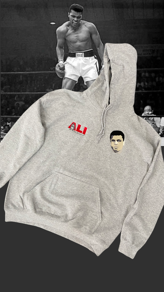 Muhammad Ali Hoodie - 3SJ Shop – Rare & Custom Military Embroidery ...